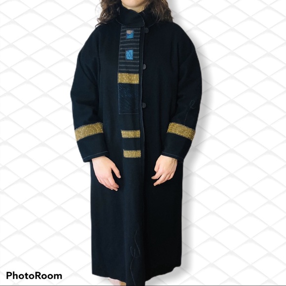 Gloriah Walsh | Jackets & Coats | Vintage Long Wool Coat Gloriah Walsh ...